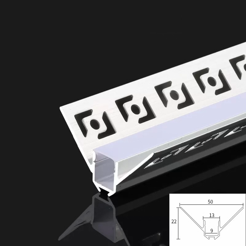 Corner Linear LED Strip Profile Extrusion Stylish Wall Corner Edge Lig ...