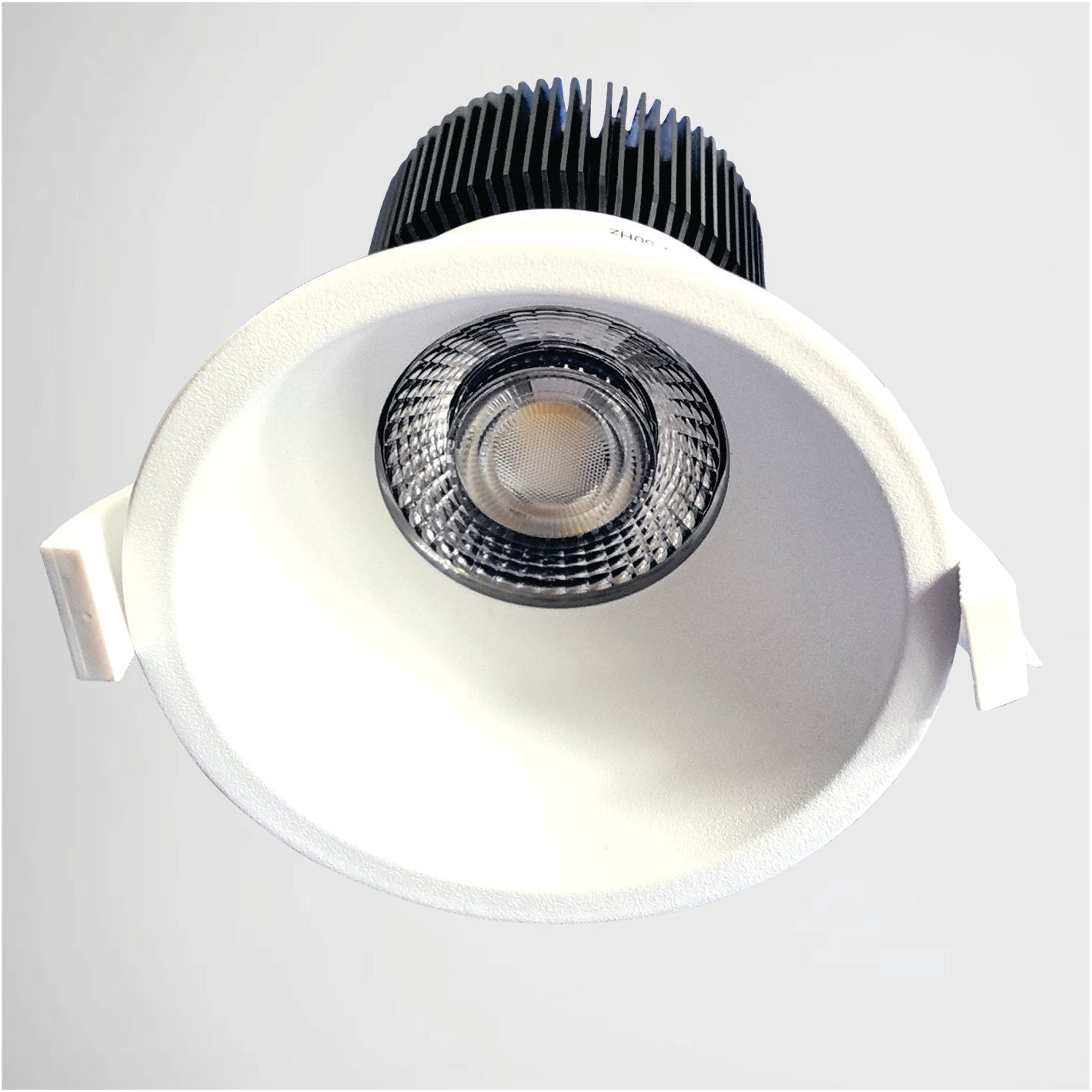 Jaguar 10W 1100lm Deep Baffle Recessed LED Downlight Tri-Color Dimmabl ...