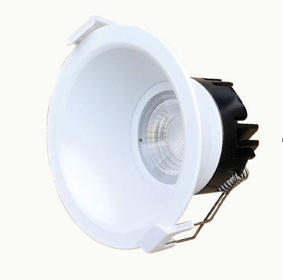 Jaguar 10W 1100lm Deep Baffle Recessed LED Downlight Tri-Color Dimmabl ...