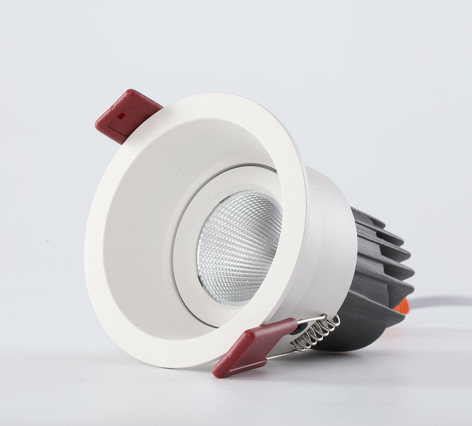 D203-7 70mm Adjustable LED Downlight 12W – commercial-lighting-au